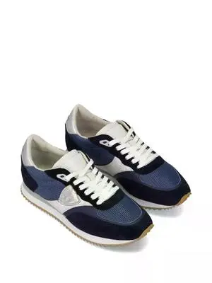 Philippe Model Blville Metallic Sneakers - Blue