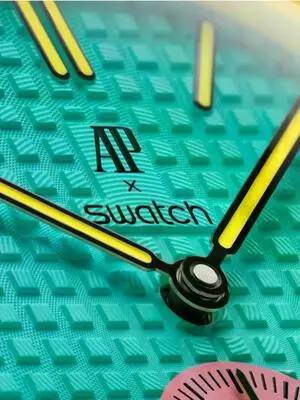 SWATCH Otg Roz Royal Pop Bioceramic 41mm Watch - Blue