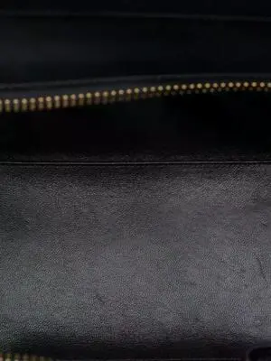 Celine 2014 Micro Tricolor Canvas And Leather Luggage Tote Bag