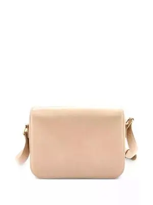 Celine Triomphe Shoulder Bag Smooth Calfskin Medium Crossbody Bag - Neutrals