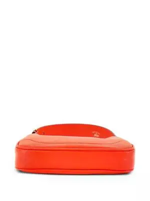 Gucci Aphrodite Leather Mini Shoulder Bag - Orange