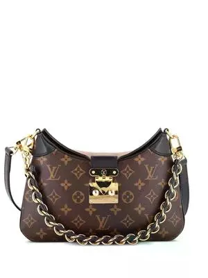 LOUIS VUITTON Twinny Handbag Monogram Canvas And Reverse Monogram Canvas With Leather Shoulder Bag - Brown