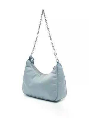 Prada 2019-2026 Saffiano Trimmed Tessuto Re Edition 2005 Satchel