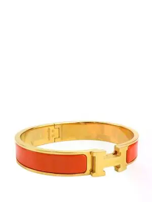 Hermès 2000-2026 Narrow Enamel Clic H Bracelet Pm Costume Bracelet