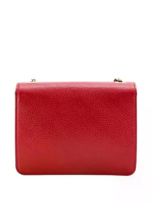 Gucci Interlocking Leather Small Shoulder Bag - Red