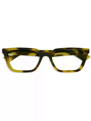 Gucci Gg1539o Rectangle-frame Glasses - Yellow