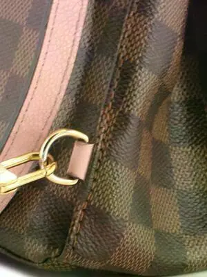 LOUIS VUITTON Clapton Damier And Leather Backpack - Pink