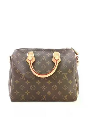 LOUIS VUITTON Speedy Bandouliere Bag Monogram Canvas 25 Satchel