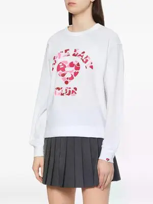 AAPE BY *A BATHING APE Logo-print Long-sleeve Sweatshirt