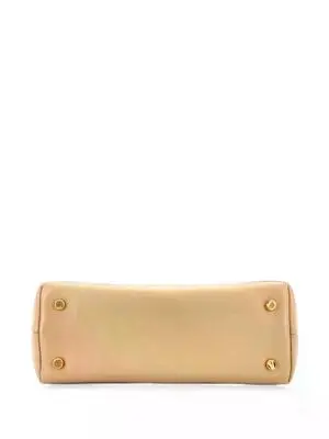 Celine Nino Top Handle Bag Leather Medium Satchel - Neutrals