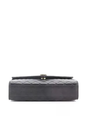 Saint Laurent Classic Monogram Envelope Satchel Mixed Matelasse Leather Medium Shoulder Bag