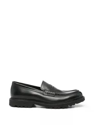 Fratelli Rossetti Lug-sole Penny-slot Loafers - Black