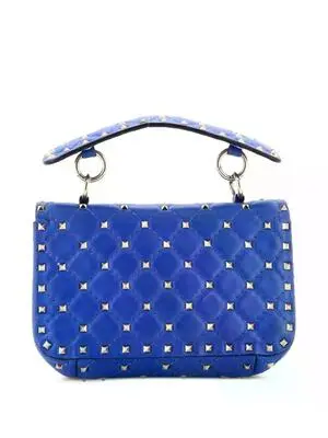 Valentino Garavani Rockstud Spike Flap Bag Quilted Leather Small Crossbody Bag