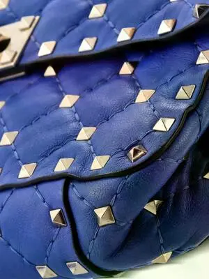 Valentino Garavani Rockstud Spike Flap Bag Quilted Leather Small Crossbody Bag