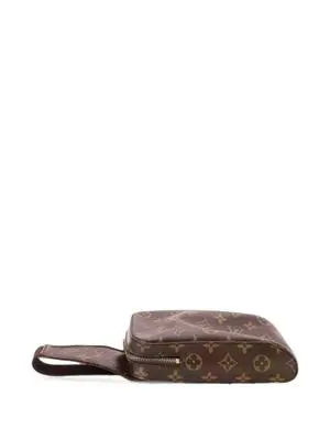 LOUIS VUITTON Geronimos Waist Bag Monogram Canvas Belt Bag - Brown