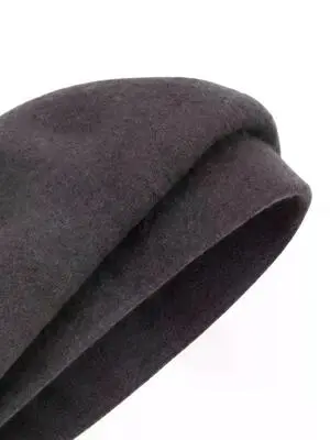 LA ROSE Roll-up Beret - Grey