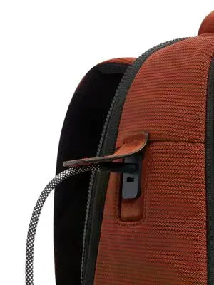 PIQUADRO Suede-effect Panelled Backpack