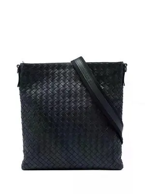 Bottega Veneta 2012-2026 Nappa Intrecciato Vn Crossbody Bag - Black