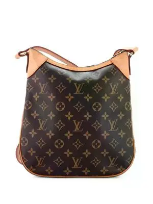 LOUIS VUITTON Odeon Handbag Monogram Canvas Pm Crossbody Bag - Brown
