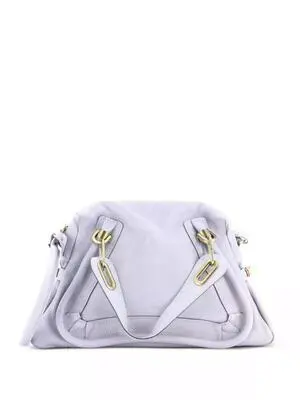 Chloé Paraty Top Handle Bag Leather Medium Satchel - Blue
