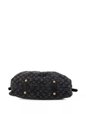 LOUIS VUITTON Neo Cabby Handbag Denim Gm Satchel
