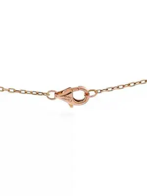 Cartier Double C De Pendant 18k Rose Gold With Diamonds Necklace