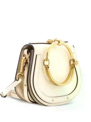 Chloé Nile Leather Small Crossbody Bag - Neutrals