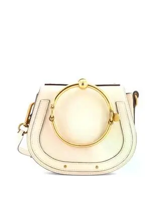 Chloé Nile Leather Small Crossbody Bag - Neutrals