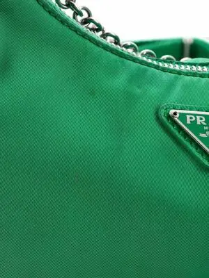 Prada Re-edition 2005 Shoulder Bag Tessuto Small Crossbody Bag - Green