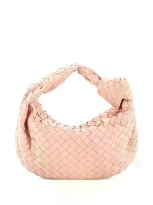 Bottega Veneta Bv Jodie Intrecciato Nappa Teen Hobo Bag - Pink