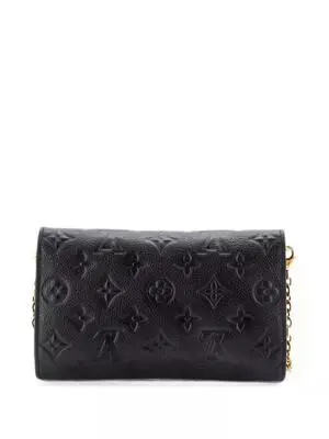 LOUIS VUITTON Vavin Chain Wallet Monogram Empreinte Leather Clutch Bag