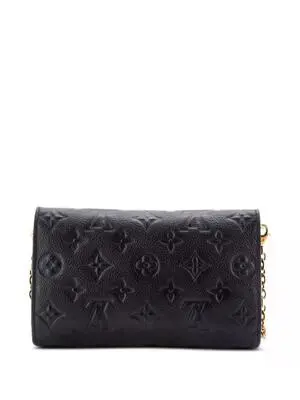 LOUIS VUITTON Vavin Chain Wallet Monogram Empreinte Leather Clutch Bag
