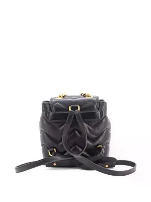 Gucci Gg Marmont Flap Matelasse Leather Mini Backpack