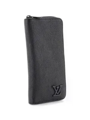 LOUIS VUITTON Aerogram Zippy Wallet Leather Vertical Small Wallets