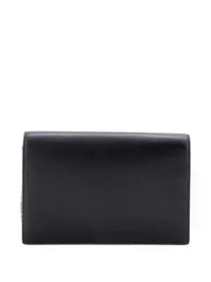 Saint Laurent Classic Monogram Tassel Chain Wallet Patchwork Leather Crossbody Bag - Black