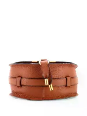 Chloé Marcie Leather Mini Crossbody Bag - Brown