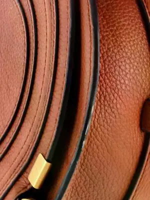 Chloé Marcie Leather Mini Crossbody Bag - Brown