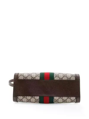 Gucci Ophidia Top Handle Gg Coated Canvas Small Tote Bag