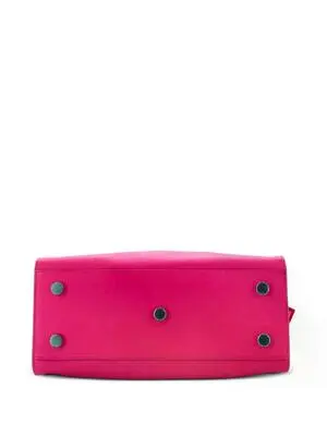 Saint Laurent Monogram Cabas Leather Baby Satchel - Pink