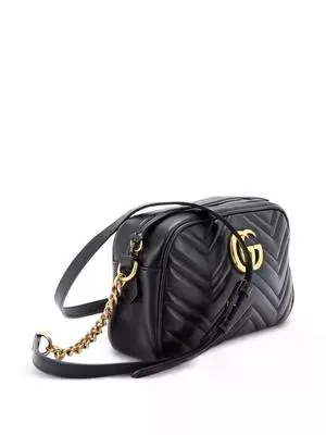Gucci Gg Marmont Shoulder Bag Matelasse Leather Small Crossbody Bag