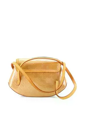 LOUIS VUITTON Biscayne Bay Handbag Monogram Vernis Pm Shoulder Bag - Neutrals
