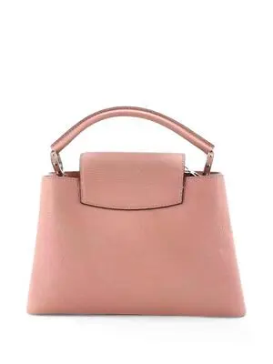 LOUIS VUITTON Capucines Bag Leather Pm Satchel