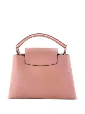 LOUIS VUITTON Capucines Bag Leather Pm Satchel