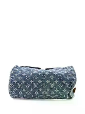 LOUIS VUITTON Neo Speedy Bag Denim Handbag - Blue