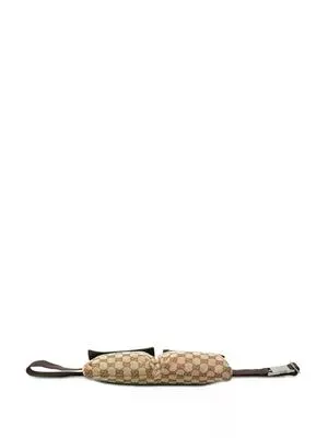 Gucci 2000-2015 Gg Canvas Double Pocket Belt Bag - Neutrals