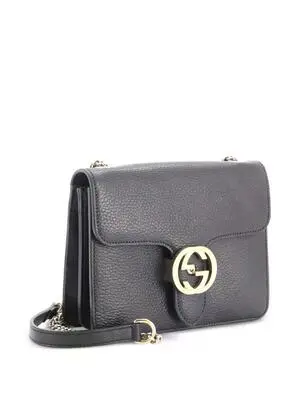Gucci Interlocking Leather Small Shoulder Bag