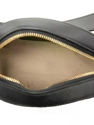 Chloé 2019 Studded Calfskin Embroidered Little Horses Crossbody Bag - Black