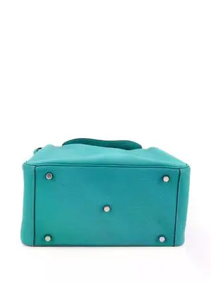 Hermès Lindy Bag Clemence 30 Shoulder Bag - Green