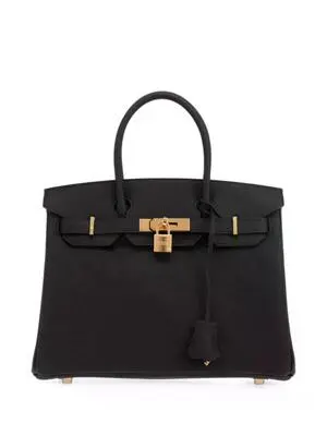 Hermès 2026 30 Birkin Tote Bag - Black