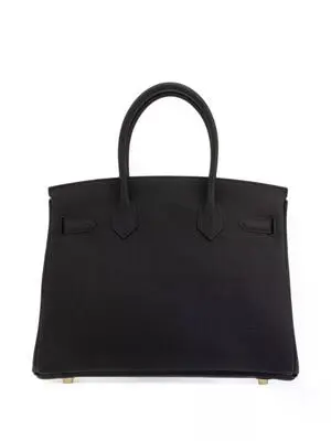 Hermès 2026 30 Birkin Tote Bag - Black
